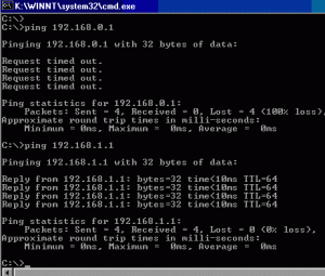 ping-command-success-fail | Steve's Smart Home Networking Guide